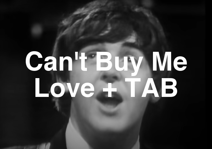 Can't Buy Me Love (The Beatles) Guitar Lesson with TAB - SpyTunes Lessons