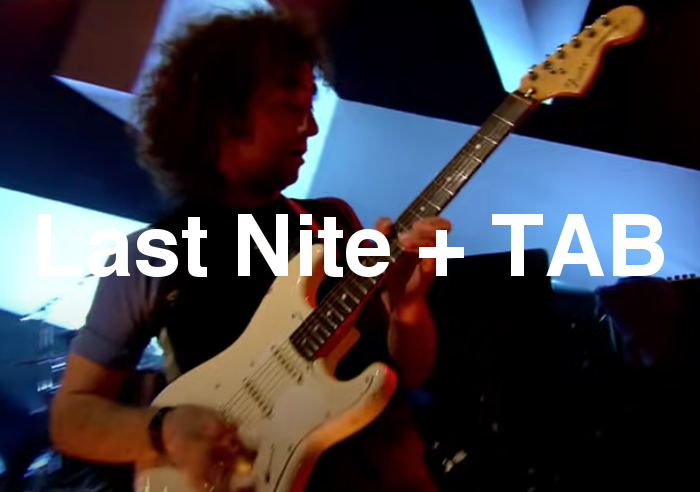 Last Nite (The Strokes) Guitar Lesson with TAB - SpyTunes Lessons