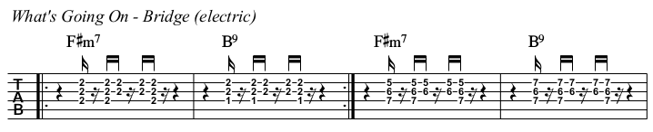 What's Going On (Marvin Gaye) Guitar Lesson with TAB - SpyTunes Lessons