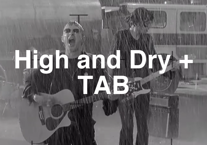 High and Dry (Radiohead) Guitar Lesson with TAB - SpyTunes Lessons