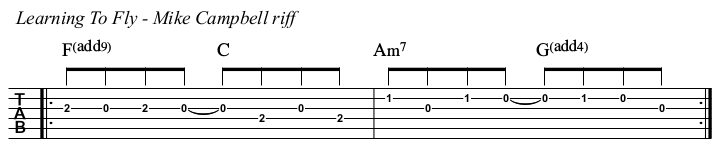 Learning To Fly (Tom Petty & The Heartbreakers) Guitar Lesson with TAB ...