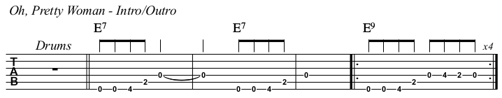 Oh, Pretty Woman (Roy Orbison) Guitar Lesson with TAB - SpyTunes Lessons