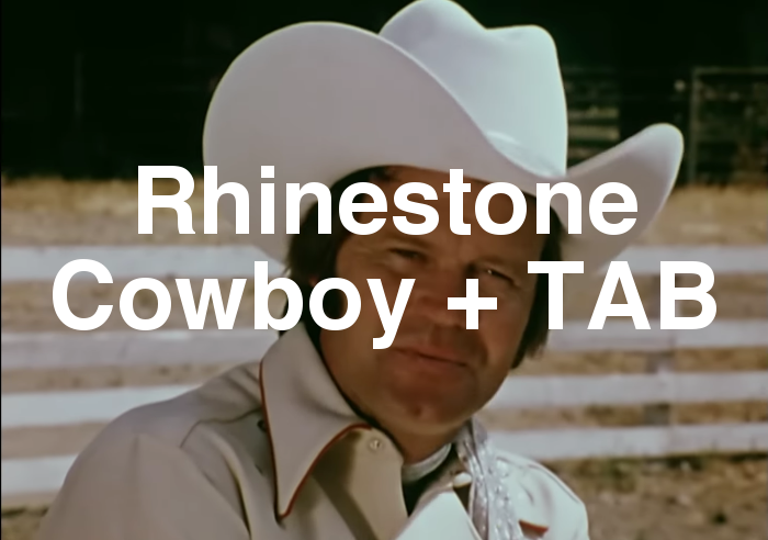 Rhinestone Cowboy (Glen Campbell) Guitar Lesson with TAB - SpyTunes Lessons