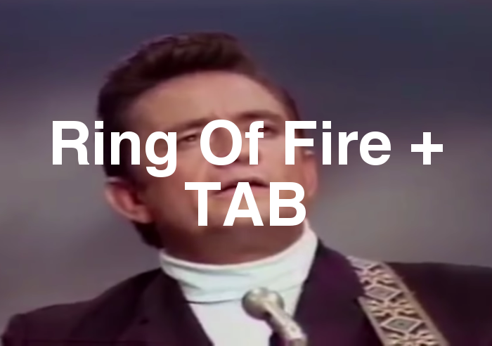 Ring Of Fire (Johnny Cash) Guitar Lesson with TAB - SpyTunes Lessons