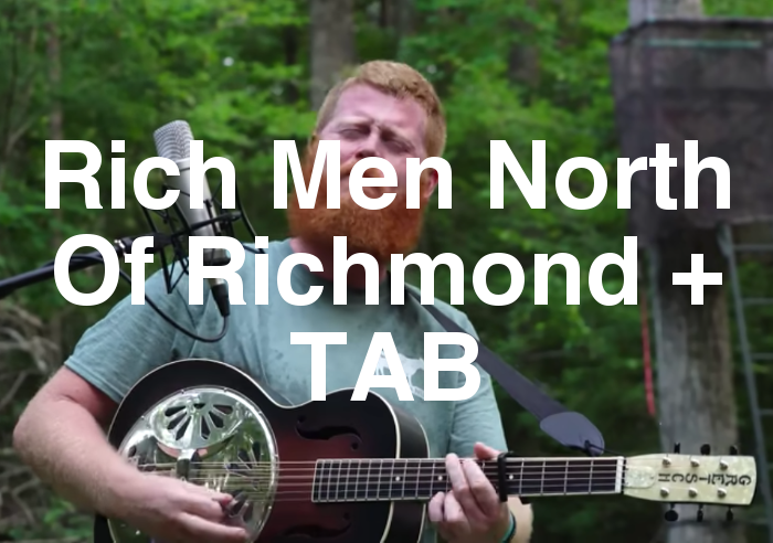 Rich Men North Of Richmond (Oliver Anthony) Guitar Lesson with TAB ...