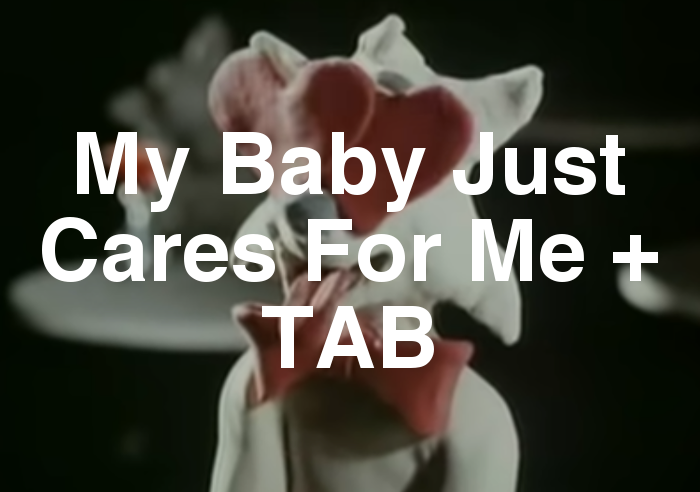 My Baby Just Cares For Me (Nina Simone) Guitar Lesson with TAB ...