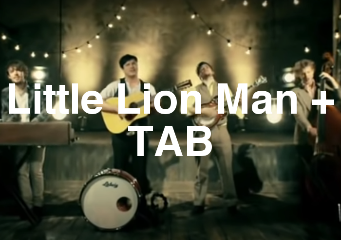 Little Lion Man (Mumford & Sons) Guitar Lesson with TAB - SpyTunes Lessons